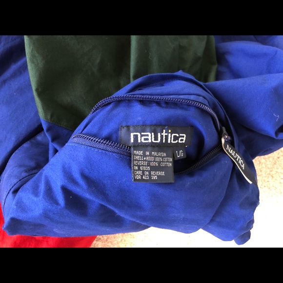 Nautica | Jackets & Coats | Rare Vintage Nautica Reversible Colorblock ...